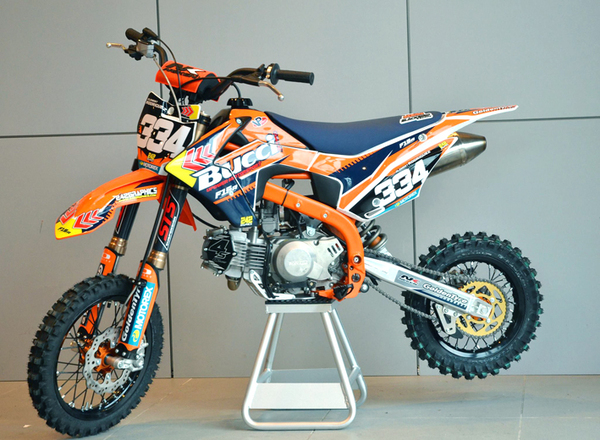 BUCCI F15, moteur 160-4S Tokawa, ORANGE 334 4989 # Pieces Pit Bike et ...